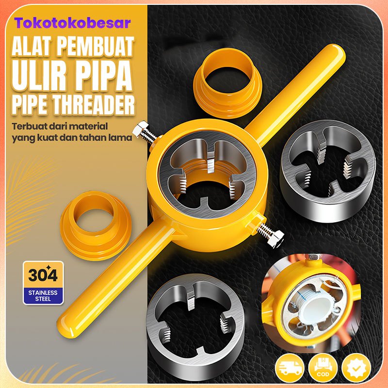 Jual Pemasang ulir pipa air, pemasang ulir lubang dalam pipa air, alat ...