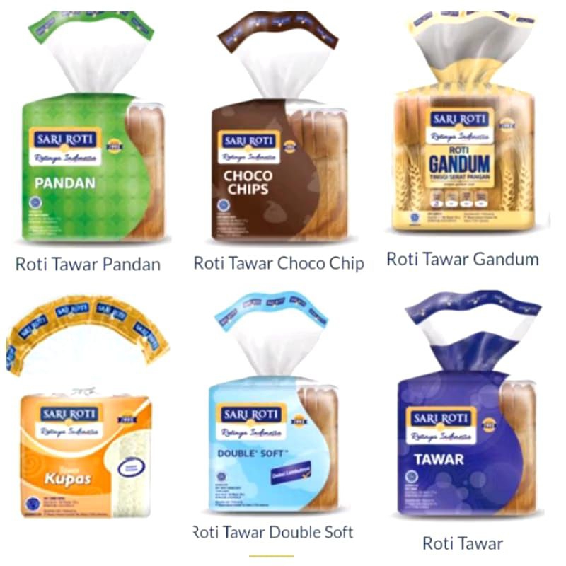 Jual SARI ROTI ROTI TAWAR ANEKA RASA SIAP MAKAN TEKSTUR LEMBUT | Shopee ...