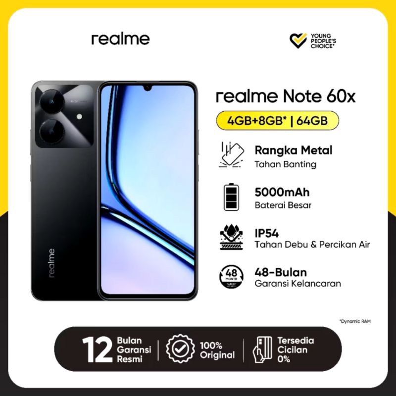 Jual Realme Note 60x RAM 4/64 RAM 4/128 | Shopee Indonesia
