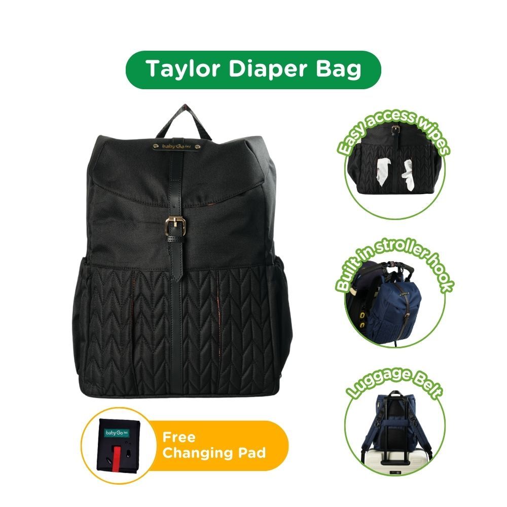 Jual BabyGO inc Taylor Backpack Diaper Bag | Shopee Indonesia
