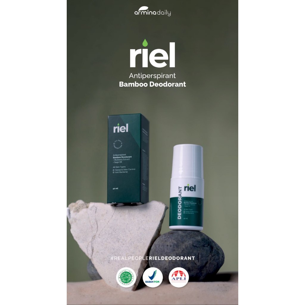 Jual Riel Antiperspirant Bamboo Deodorant | Shopee Indonesia