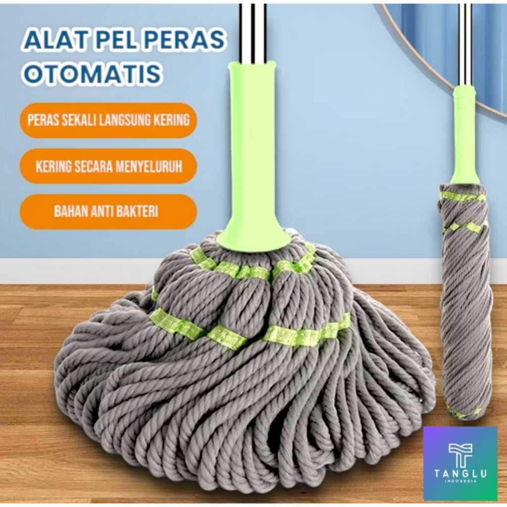 Jual Alat Pel Lantai Putar Otomatis Tarik Putar Dorong Langsung Kering ...
