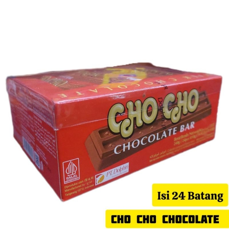 Jual Cho Cho Chocolate Jadul 24 Pcs Cokelat Batang Dolpin | Shopee ...