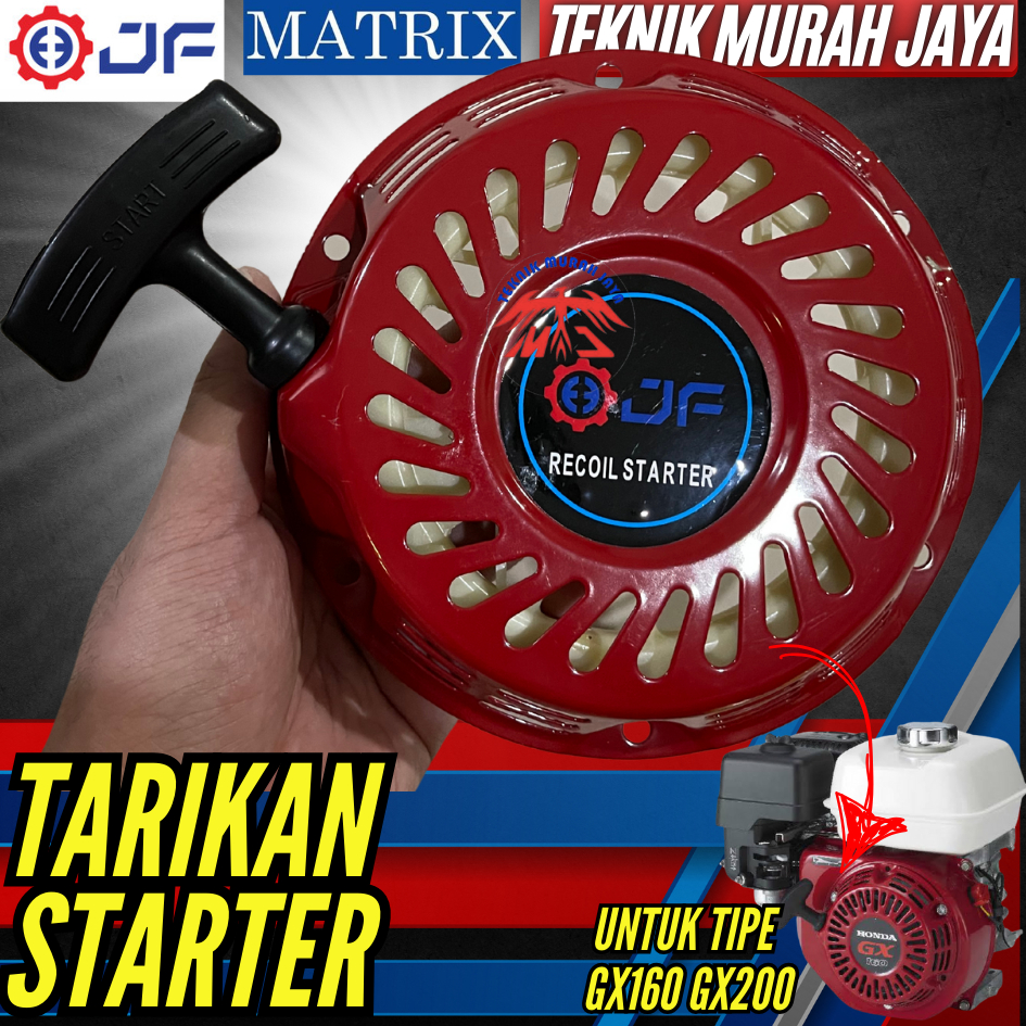 Jual JF MATRIX Recoil Starter Selahan Recoil Starter Tarikan Engkol Sparepart Mesin Penggerak ...