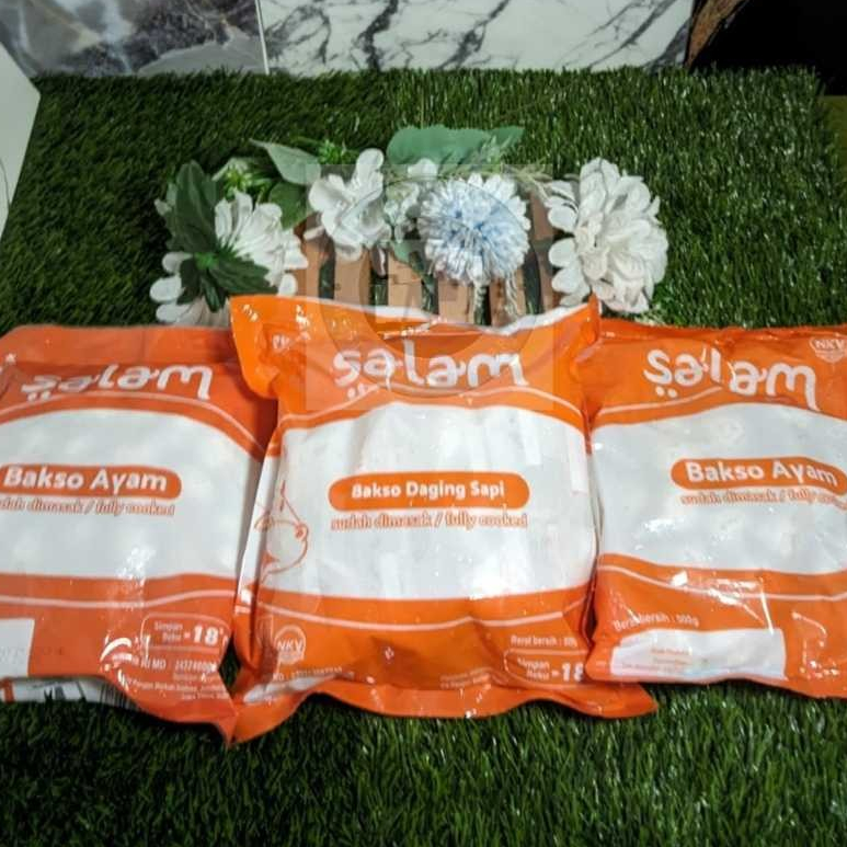 Jual Salam - Bakso Ayam dan Bakso Sapi 500gr BRKAH | Shopee Indonesia