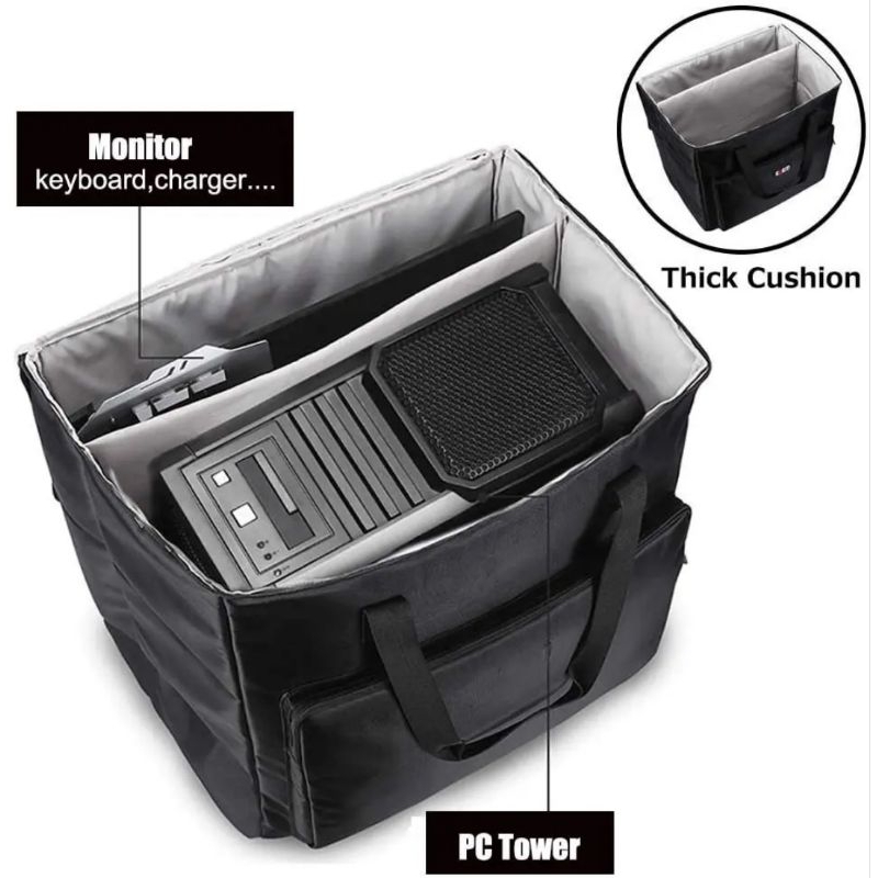 Jual Tas Komputer Gaming / Desktop PC Carrying Case - Warna Hitam ...