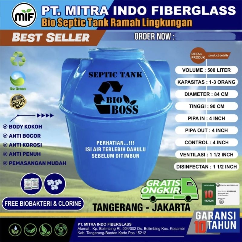 Jual septic tank 500L BIO BOSS | Shopee Indonesia