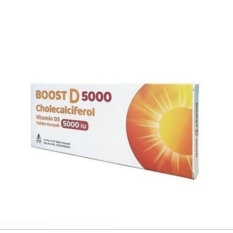 Jual BOOST D 5000 UI Perbox isi 30 tablet | Shopee Indonesia