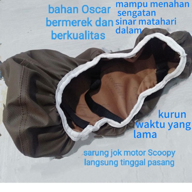 Jual sarung jok motor Scoopy new original | Shopee Indonesia