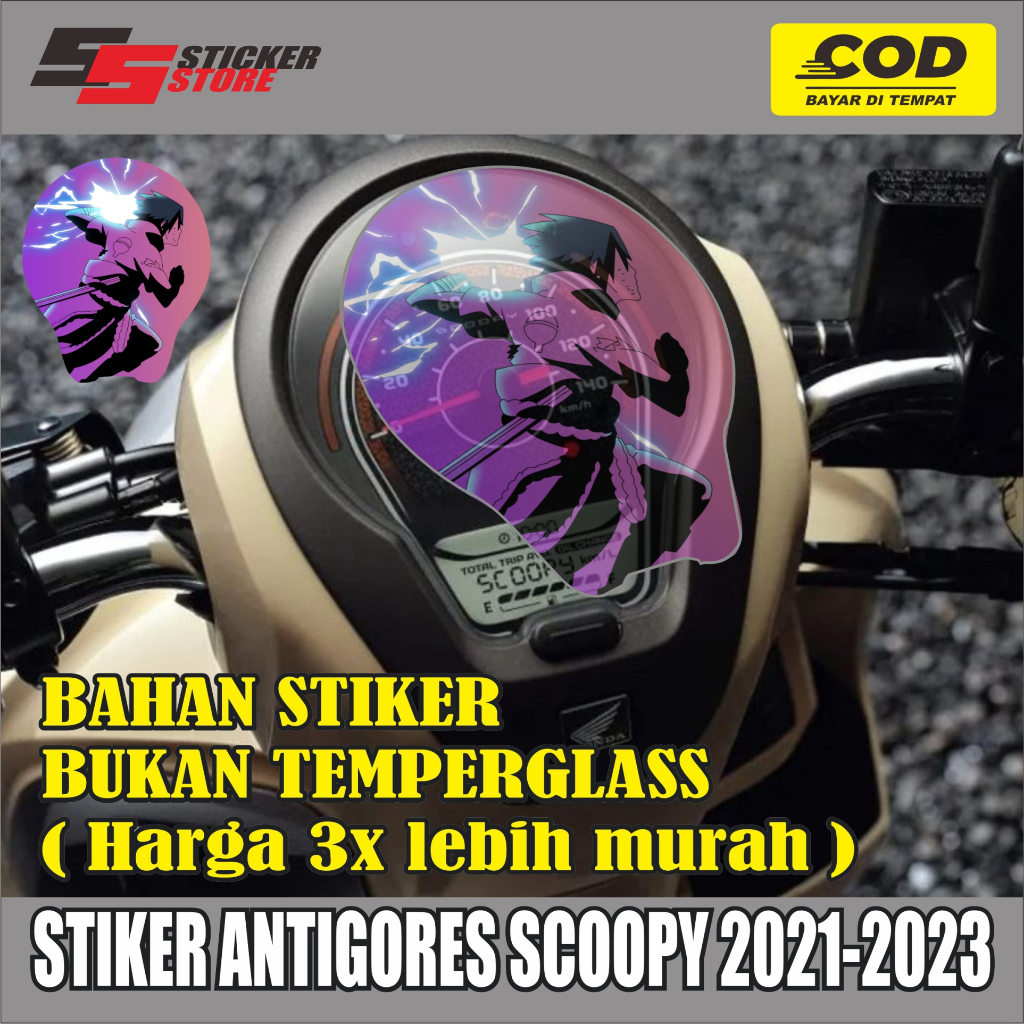 Jual Stiker antigores anime speedometer scoopy new 2021-2023 | Shopee ...