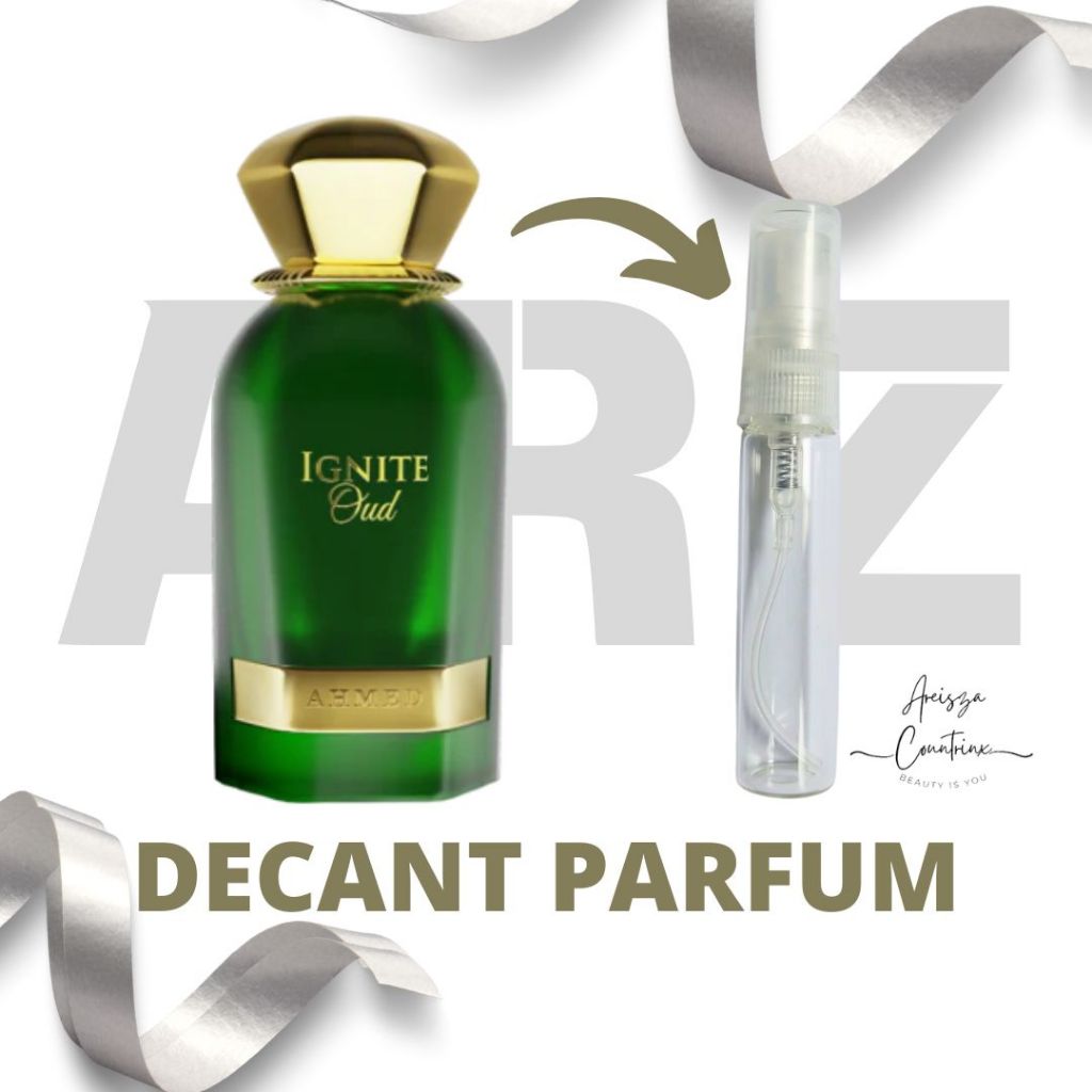 Jual DECANT Parfum Ahmed Al Maghribi Ignite Oud EDP BOTOL KACA | Shopee ...