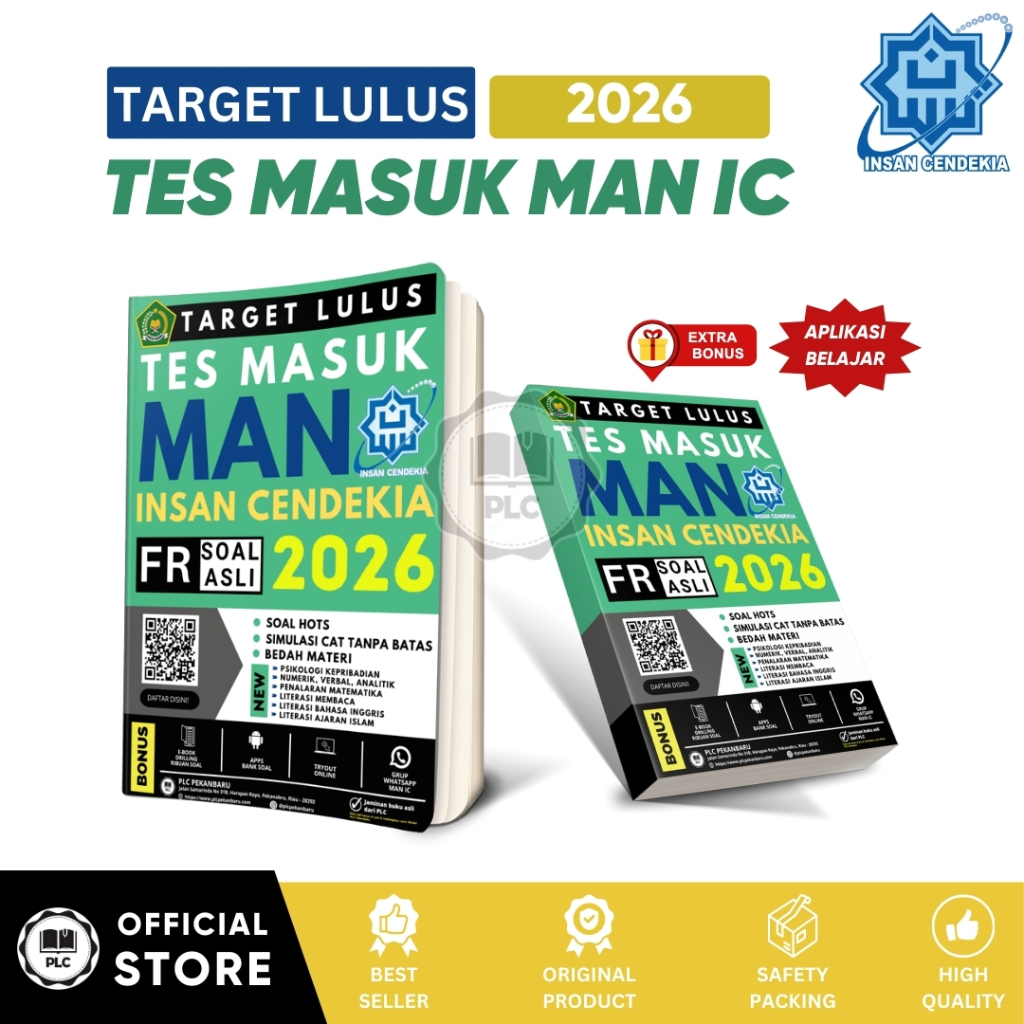 Jual Buku Tes Man Ic Buku Man Insan Cendekia 2026 Man Ic Terupdate Buku ...