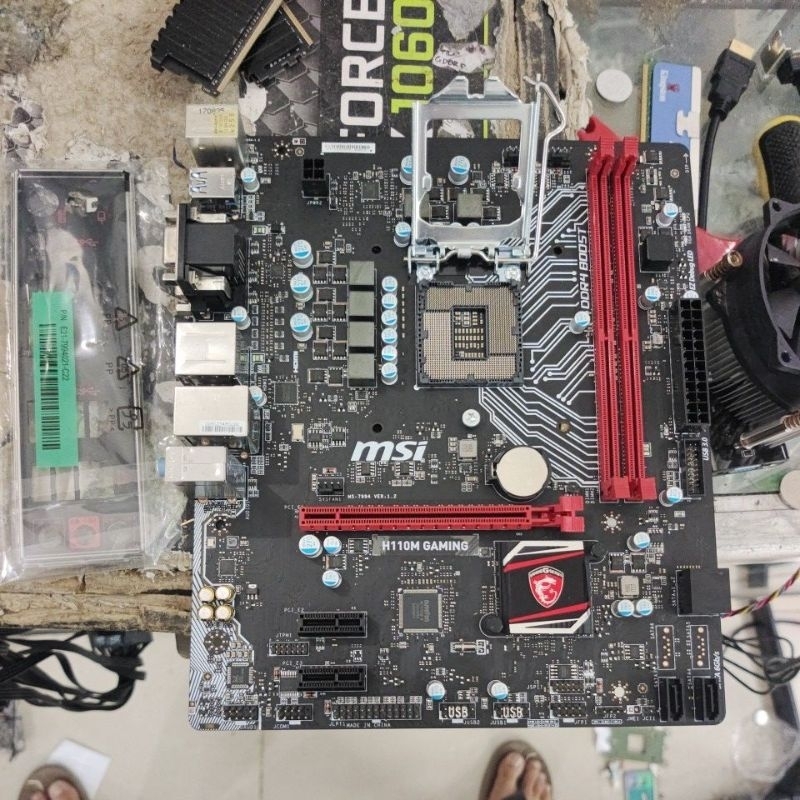 Jual mainboard MSI h110m gaming ddr4 socket 1151 | Shopee Indonesia