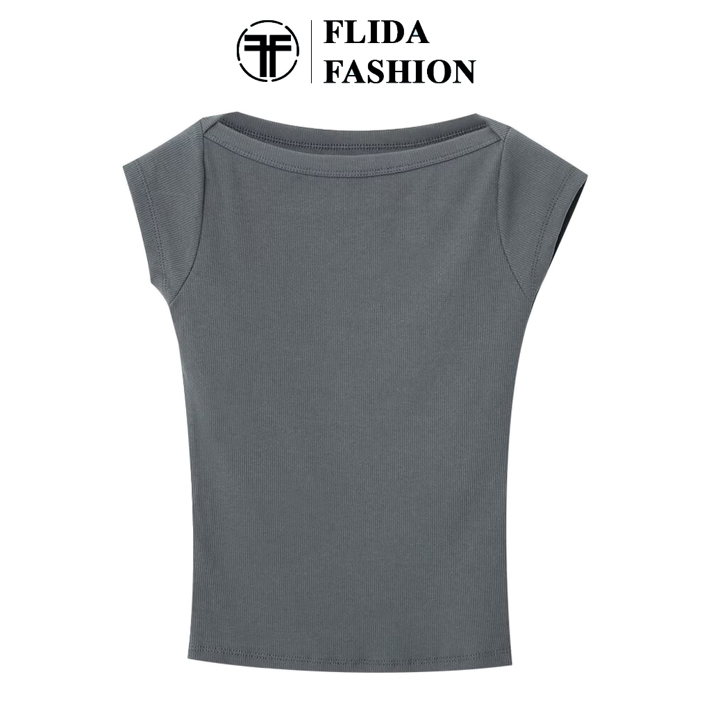 Jual FLIDA FASION B200 atasan knit wanita lengan pendek | Shopee Indonesia