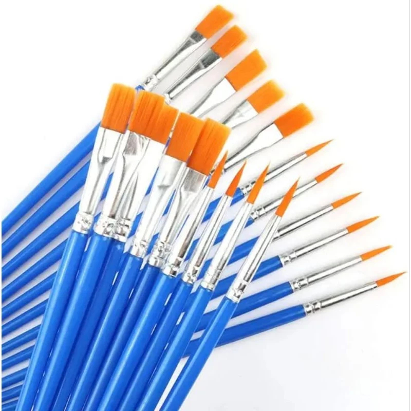 Jual Kuas Lukis Round / Kuas Lukis Akrilik Bulu Nilon Cat Air / Kuas ...