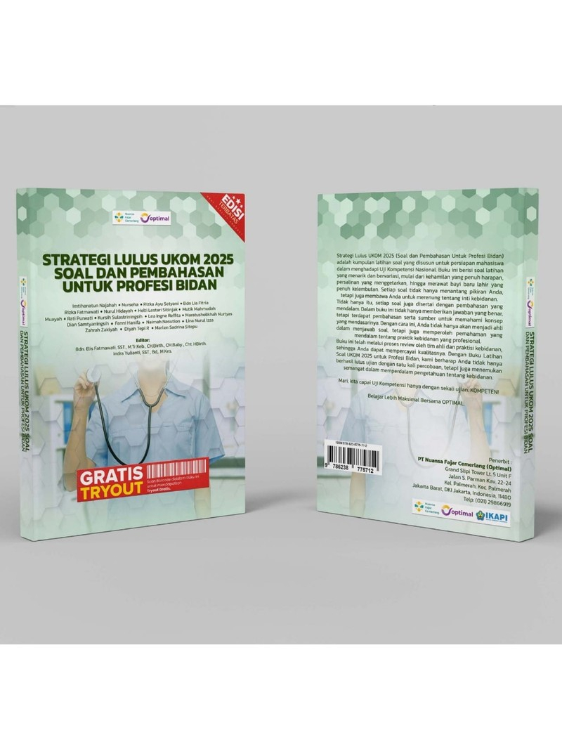 Jual Strategi Lulus UKOM 2025 Soal dan Pembahasan Untuk Profesi Bidan ...