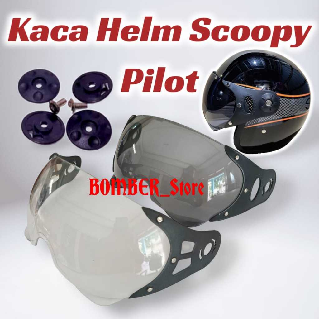Jual Kaca Helm Honda Scoopy Pilot | Shopee Indonesia