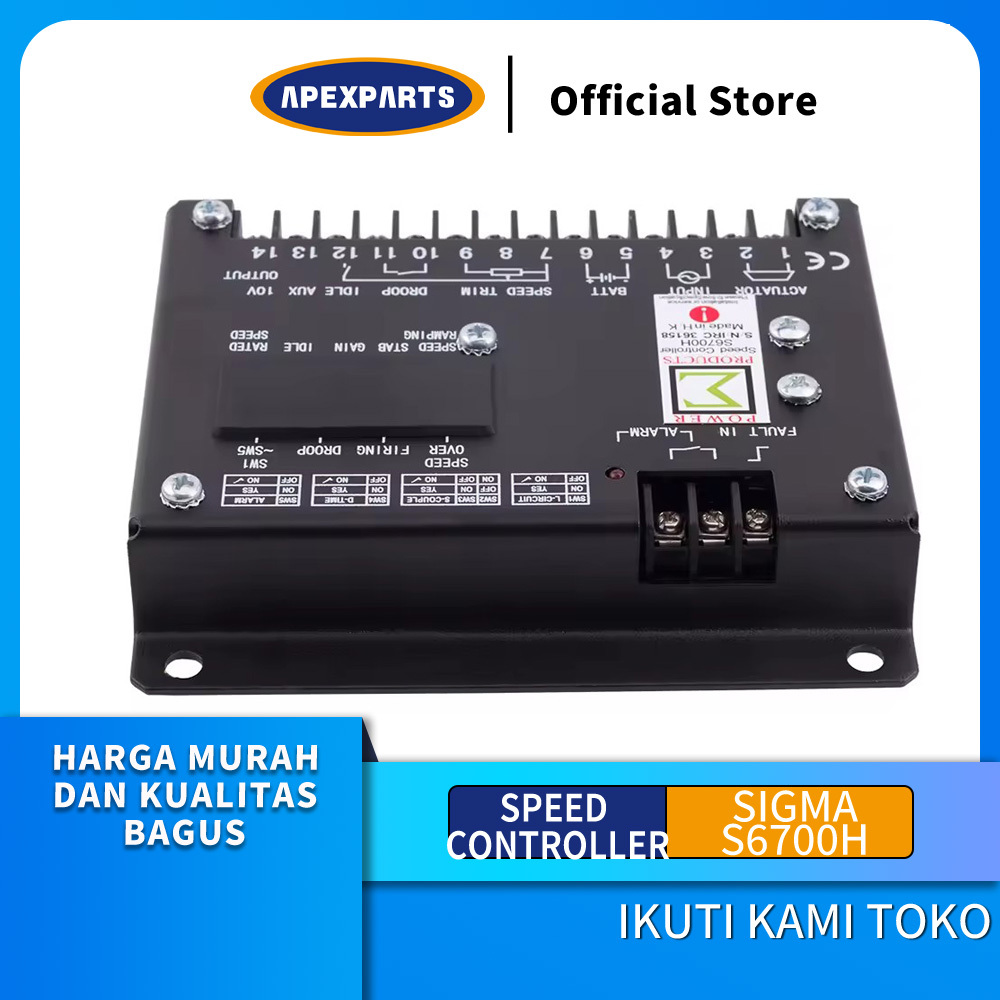 Jual Speed Control Segma S6700h Original Cummins Genset Speed Governor ...