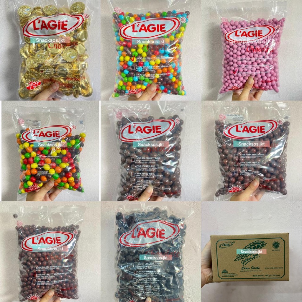 Jual [1KG] L’AGIE CHOCOLATE GOLDEN COIN / GOLDEN CITY MINI COMPOUND ...