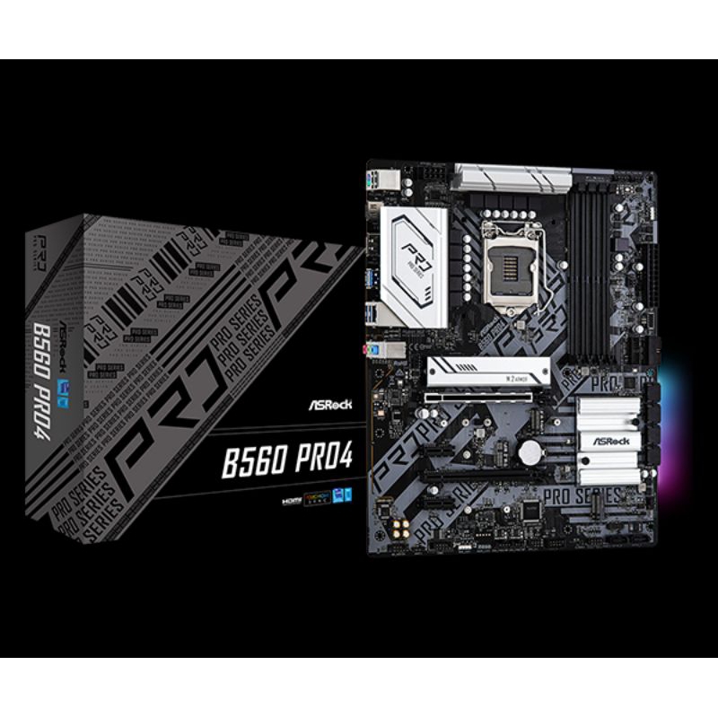 Jual Asrock B560 Pro4 second normal semua. LGA 1200 intel gen 10 dan ...