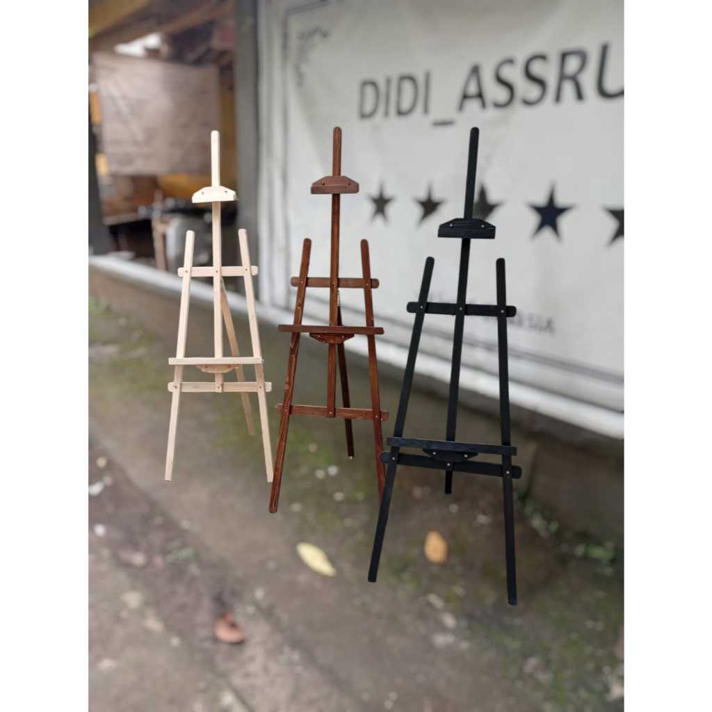 Jual Wooden Easel / Stand holder aesthetic | Shopee Indonesia