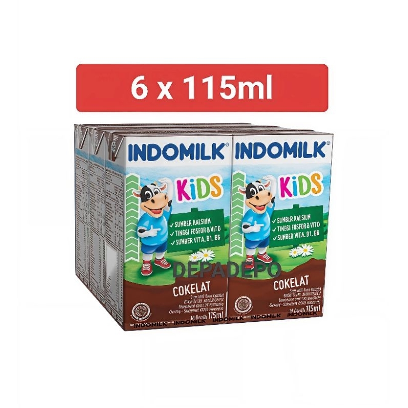 Jual Susu UHT Anak Rasa Cokelat 115ml x 6 – Minuman Bergizi untuk Tumbuh Kembang | Shopee Indonesia