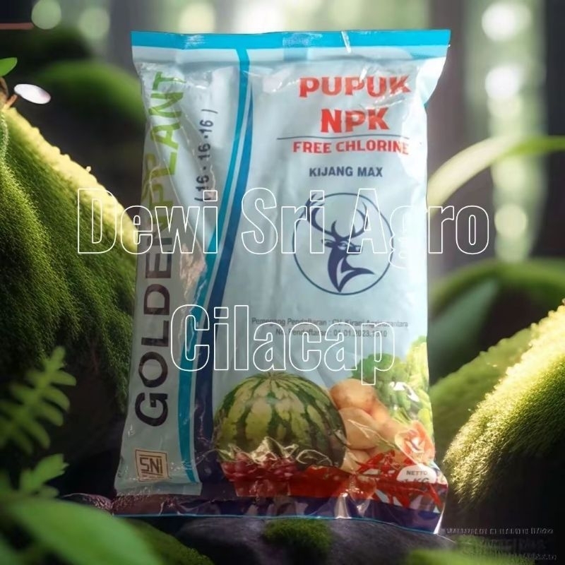 Jual Pupuk NPK 16-16-16 GoldenPlant dulu Golden Grow 1 kg GoldenGrow ...