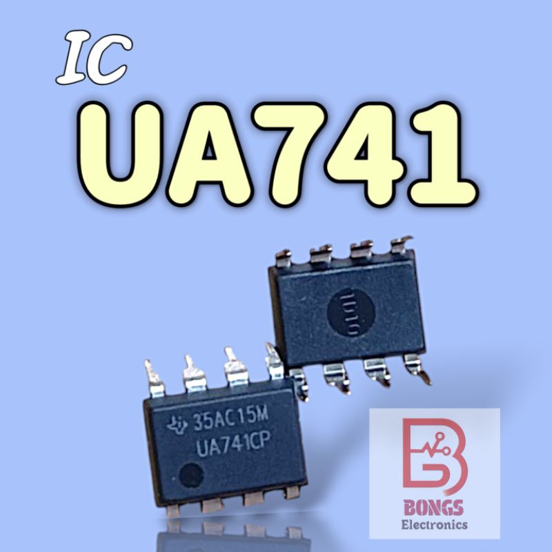Jual IC UA741CP/UA741 /Single Op-Amp Dip -8 Pin Texas instrument | Shopee Indonesia