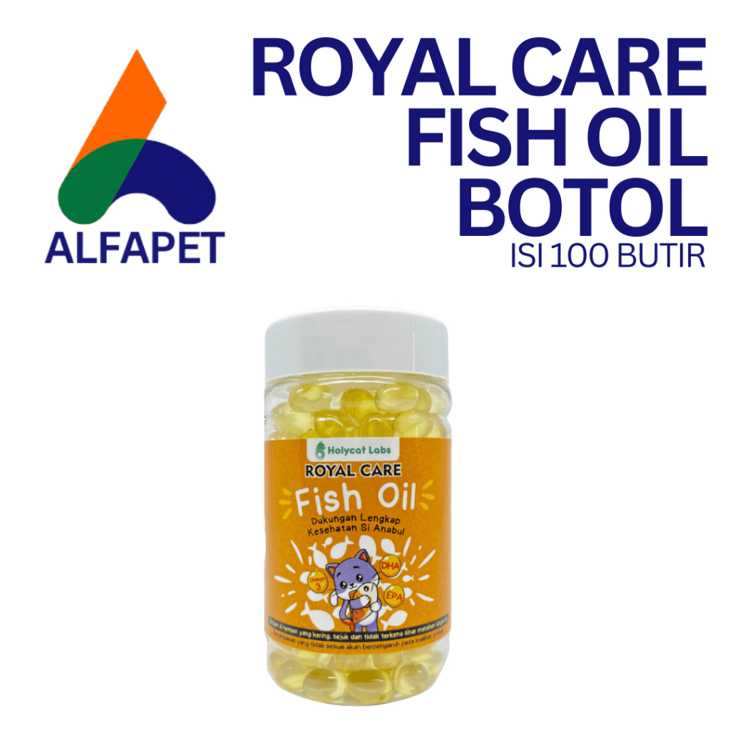 Jual ROIL Royal care fish oil botol isi 100 butir | Shopee Indonesia