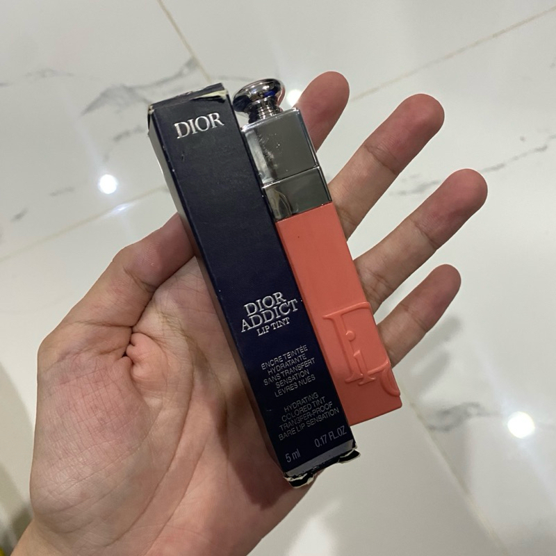 Jual dior addict lip tint 251 natural peach | Shopee Indonesia