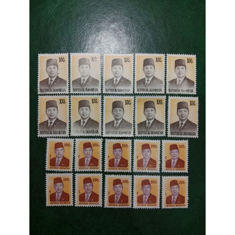 Jual Prangko Indonesia 20 Pcs campur Presiden Soeharto Tahun 1974/1980 ...