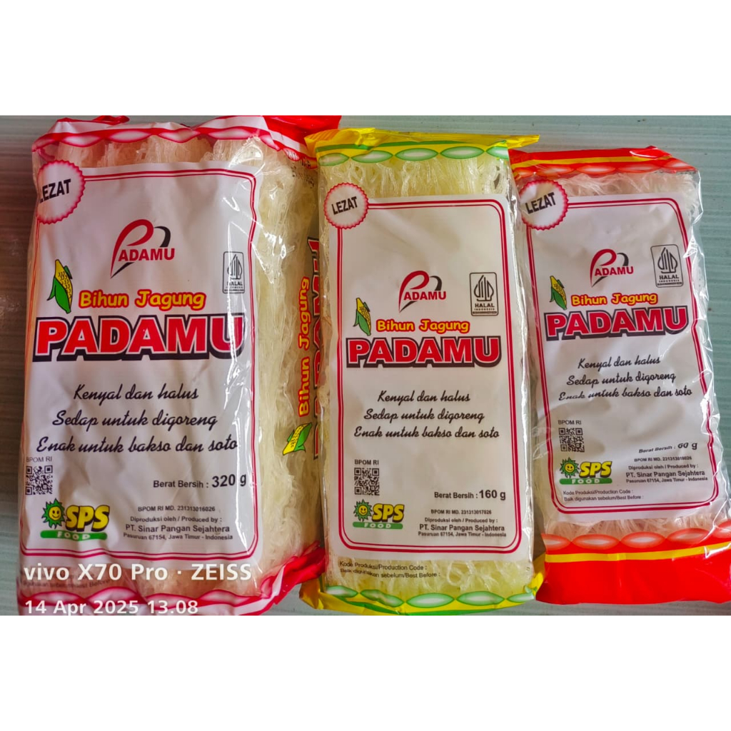 Jual Bihun Padamu 320gr - Jagung Mie Lezat 60g 160g | Shopee Indonesia