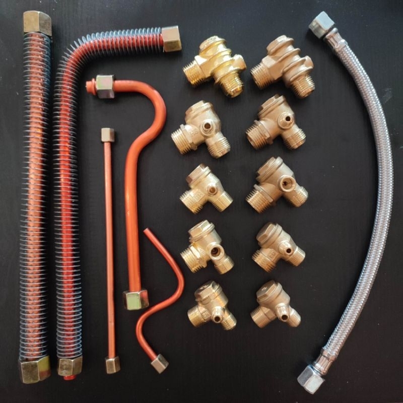 Jual HARGA GROSIR Pipa Discharge Check Valve dan Knee kompresor Oiless ...