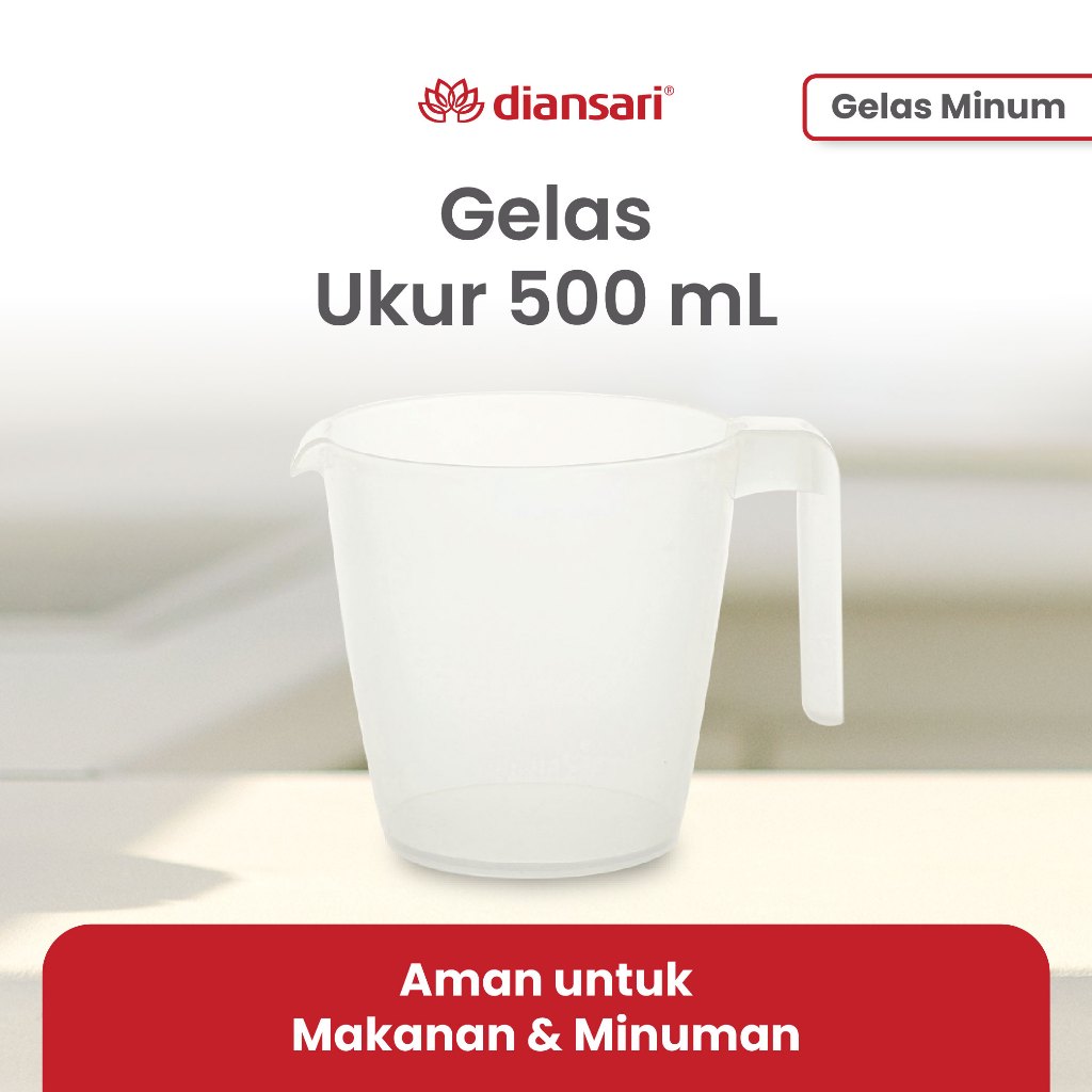 Jual DIANSARI - Gelas Ukur 500ml | Shopee Indonesia