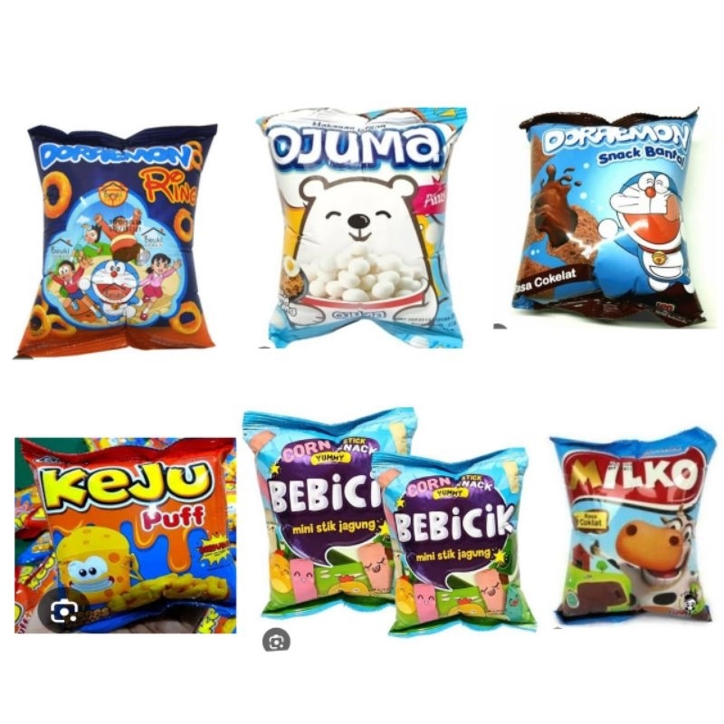 Jual BEBICIK / OJUMA / KEJU PUFF / Milko / Doraemon CHIKI BERHADIAH ...