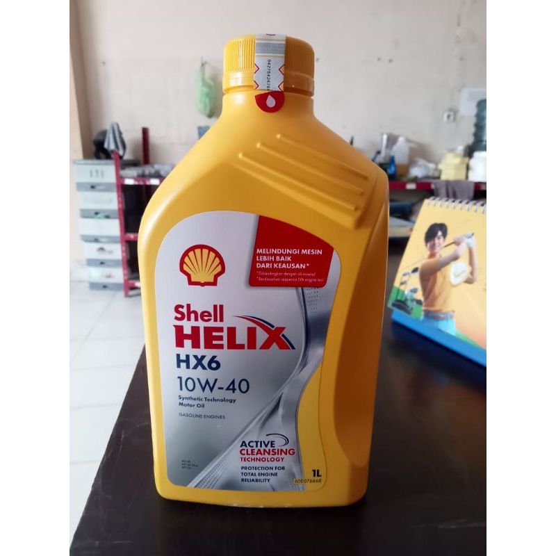 Jual SHELL HELIX HX6 10W/40 1LITER | Shopee Indonesia
