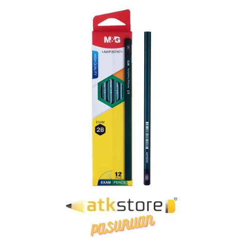 Jual Pensil 2B / M&G PENCIL KAYU HEXAGONAL AWP357H7 2B HIJAU PCS ...