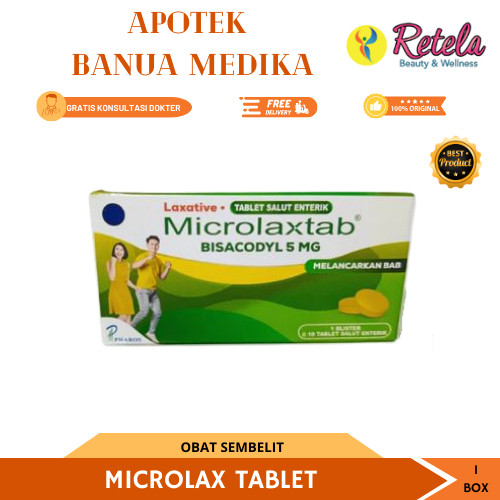 Jual Microlax Tablet Bisacodyl 5MG@10 | Shopee Indonesia
