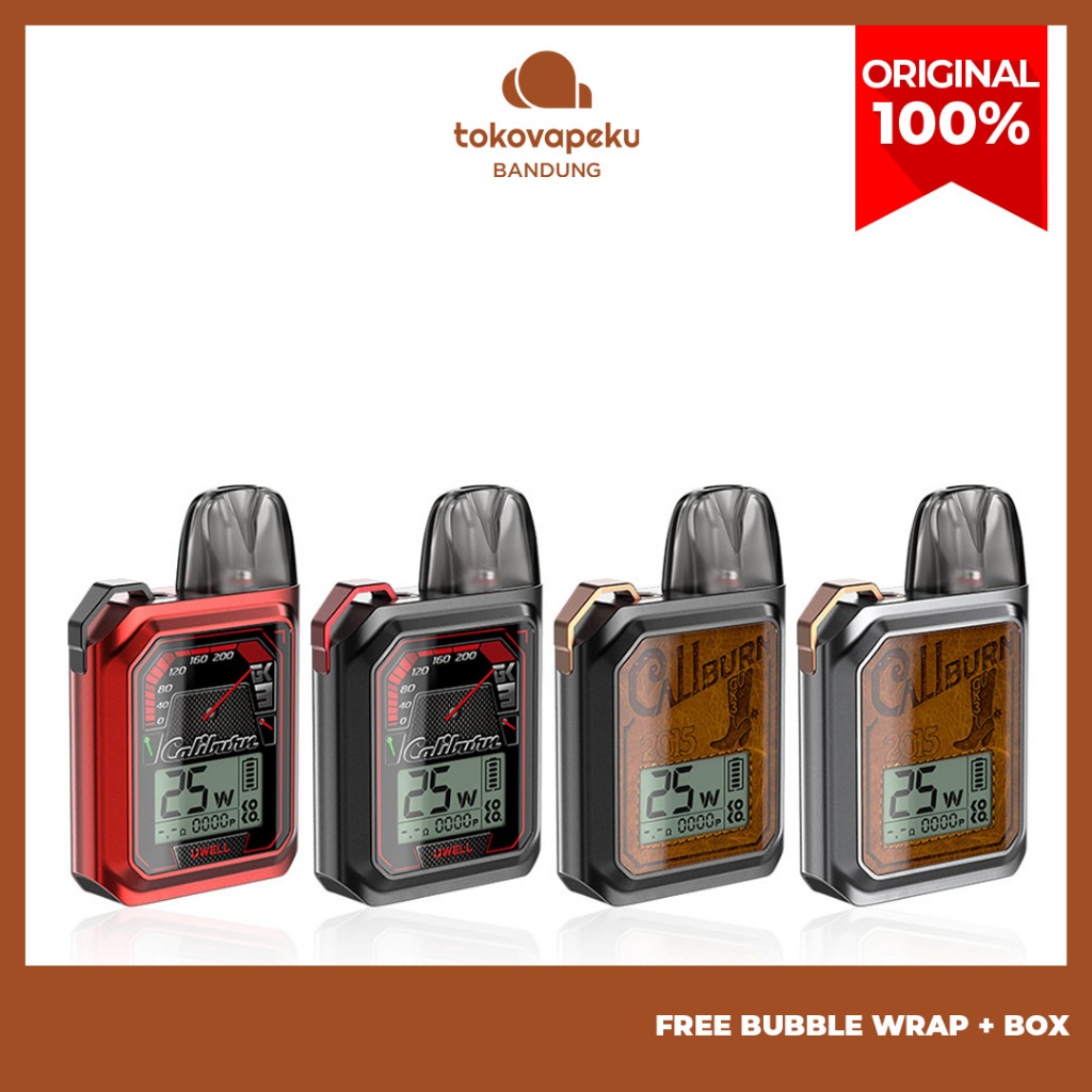 Jual CALIBURN GK3 POD KIT NEW COLOUR 900MAH POD CALIBURN GK3 25W ...