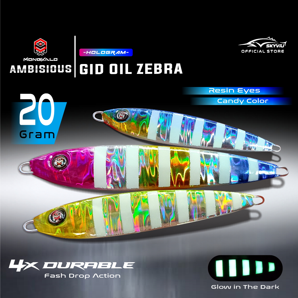 Jual Metal Jig 20 Gram GID MONGKALO AMBISIOUS 20gr MetalJig Killer 20g 20 gr 20 g Umpan Metal ...