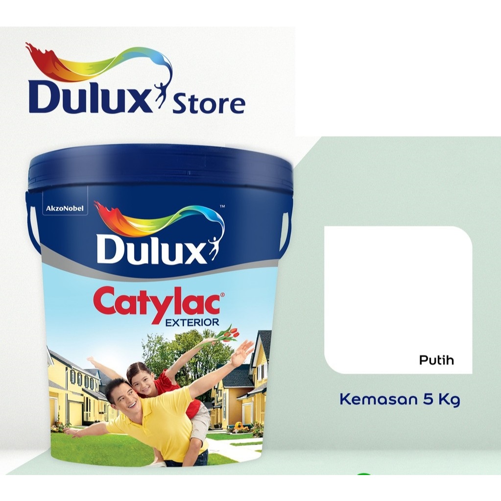Jual Dulux Catylac Exterior 5Kg - Putih | Shopee Indonesia