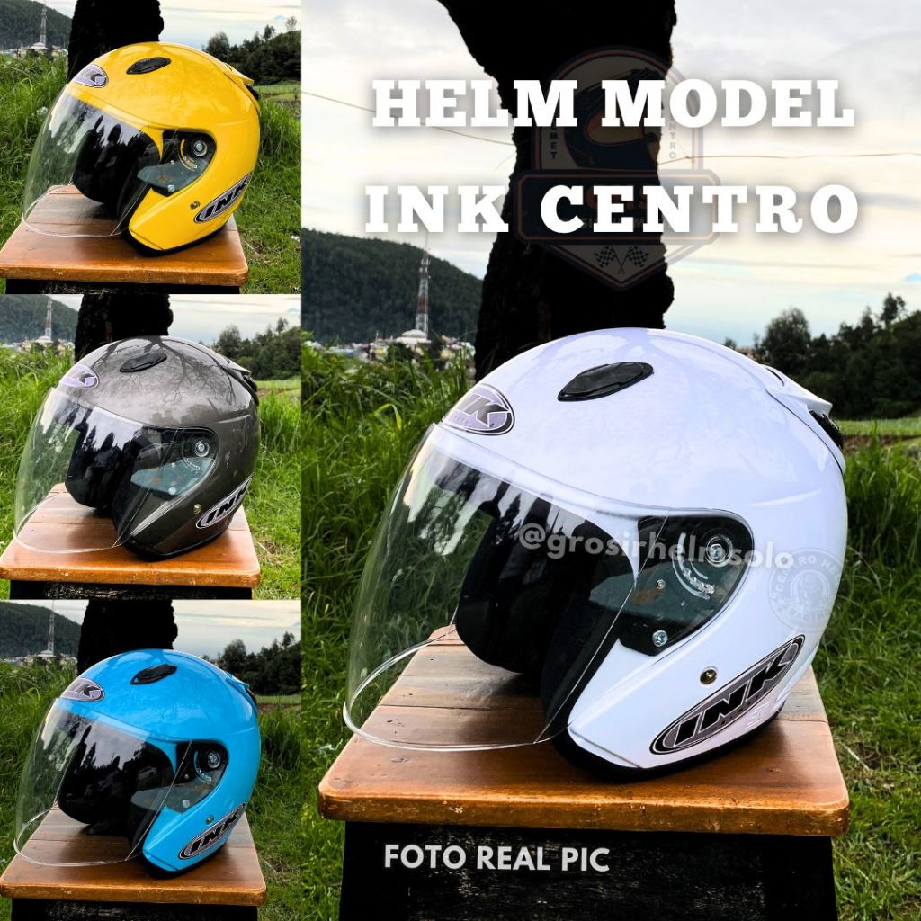 Jual Helm INK Centro Baru, Murah Ber-SNI Pria Wanita Dewasa | Shopee ...