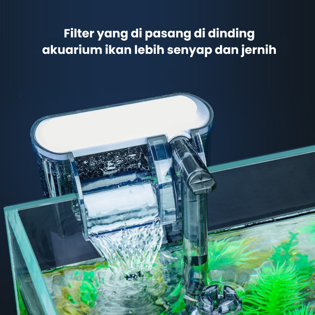 Jual Filter Akuarium Waterfall Penyaring Air Mesin Filter Ikan Air ...