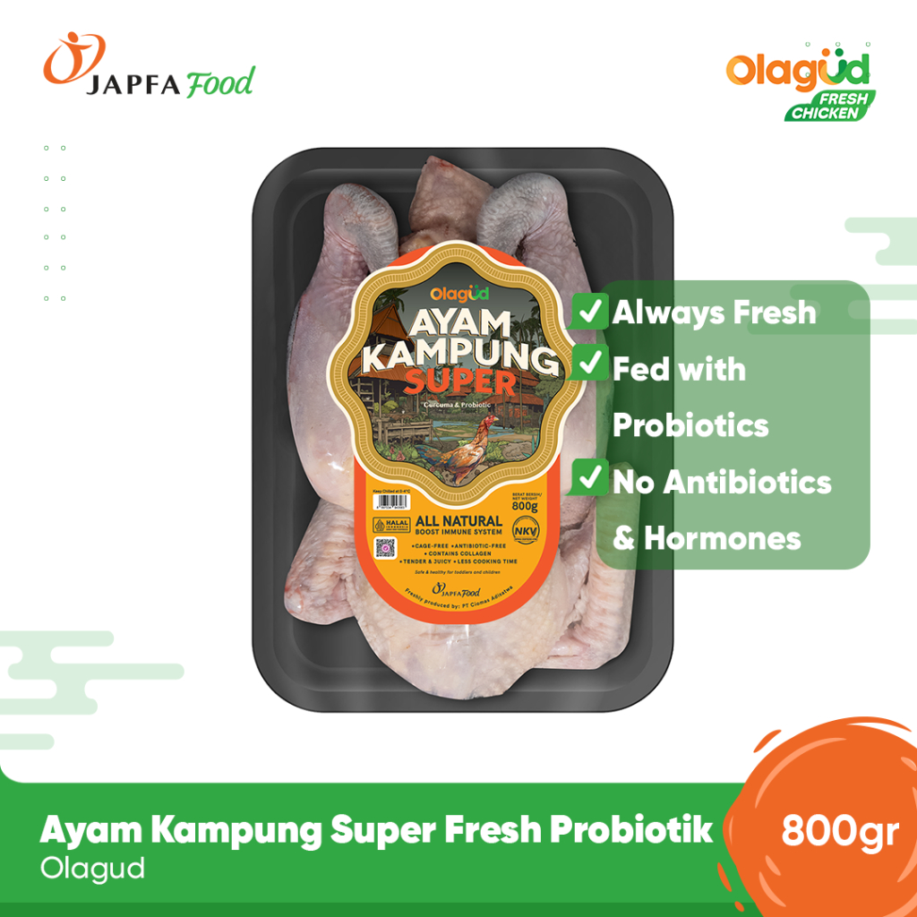 Jual Olagud Ayam Kampung Super Fresh Probiotik 800gr | Shopee Indonesia