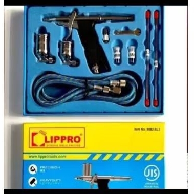 Jual PENBRUSH AIRBRUSH KIT set LIPPRO pistol air brush pen brush set ...