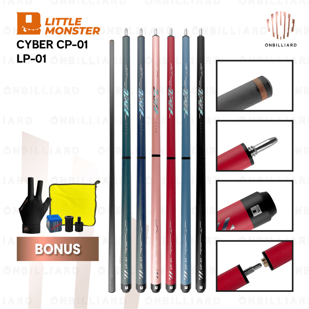 Jual Little Monster Cyber CP-01 LP-01 Cue Stick Jump Break Carbon JumpBreak Stik | Shopee Indonesia