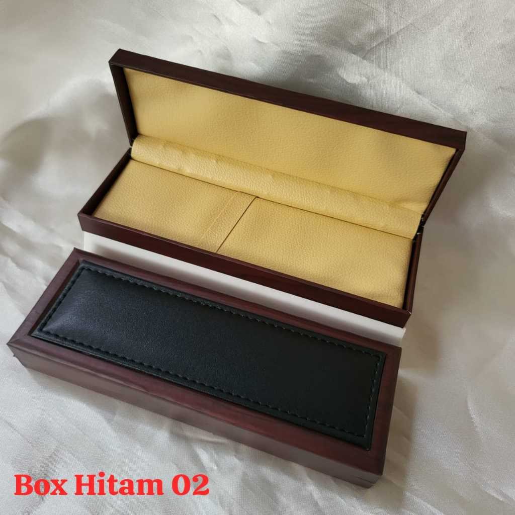 Jual Box Pen Hitam 02 Kulit Exclusive I Tempat Pulpen Mewah I Box Kulit ...