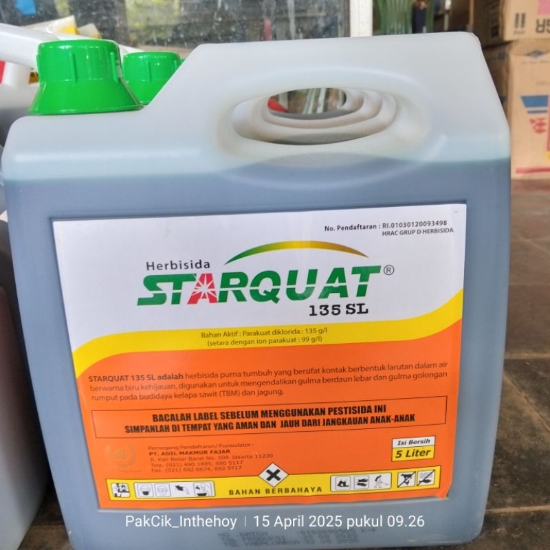 Jual HERBISIDA STARQUAT 150 SL 5 LITER | Shopee Indonesia