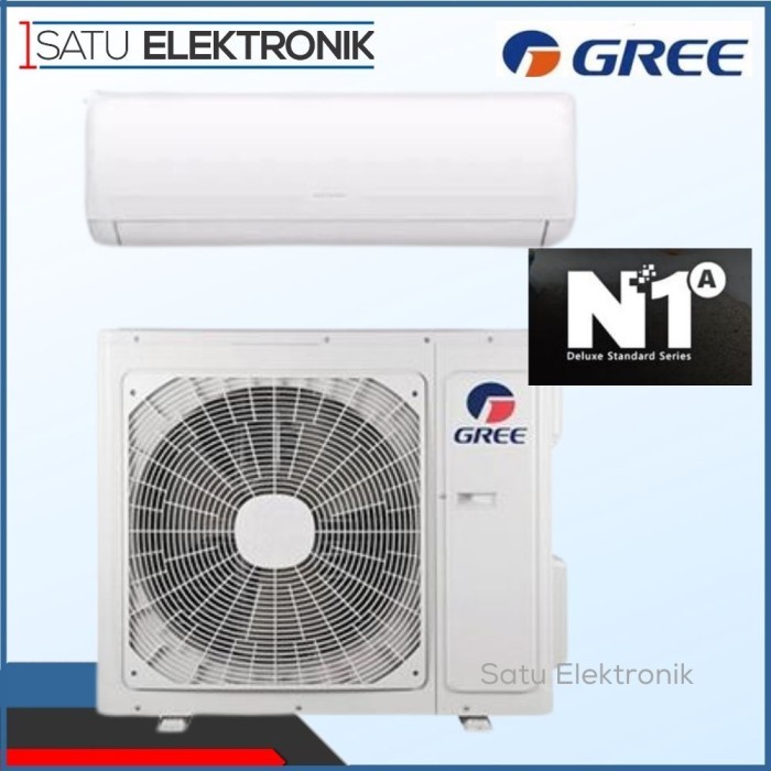 Jual AC GREE 1/2PK 3/4PK 1PK GWC-N1A Deluxe Standard Series AC Split 05NIA 07NIA 09NIA | Shopee ...