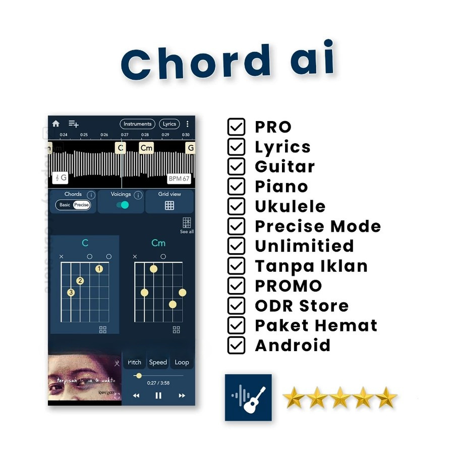 Jual Lifetime Chord AI Cara Mudah Mendaptkan Akord Lagu Dengan Bantuan AI Masa Kini | Shopee ...